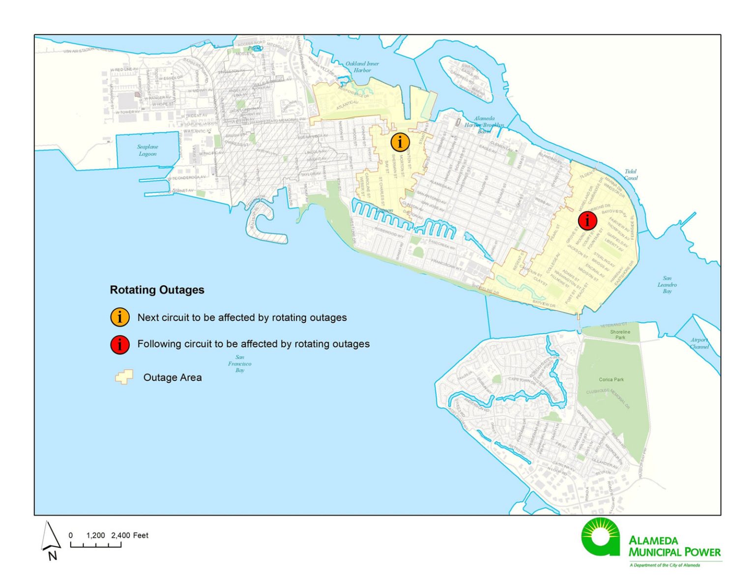 UPDATE: Alameda Blackouts Ordered Due to NCPA 'Misunderstanding'