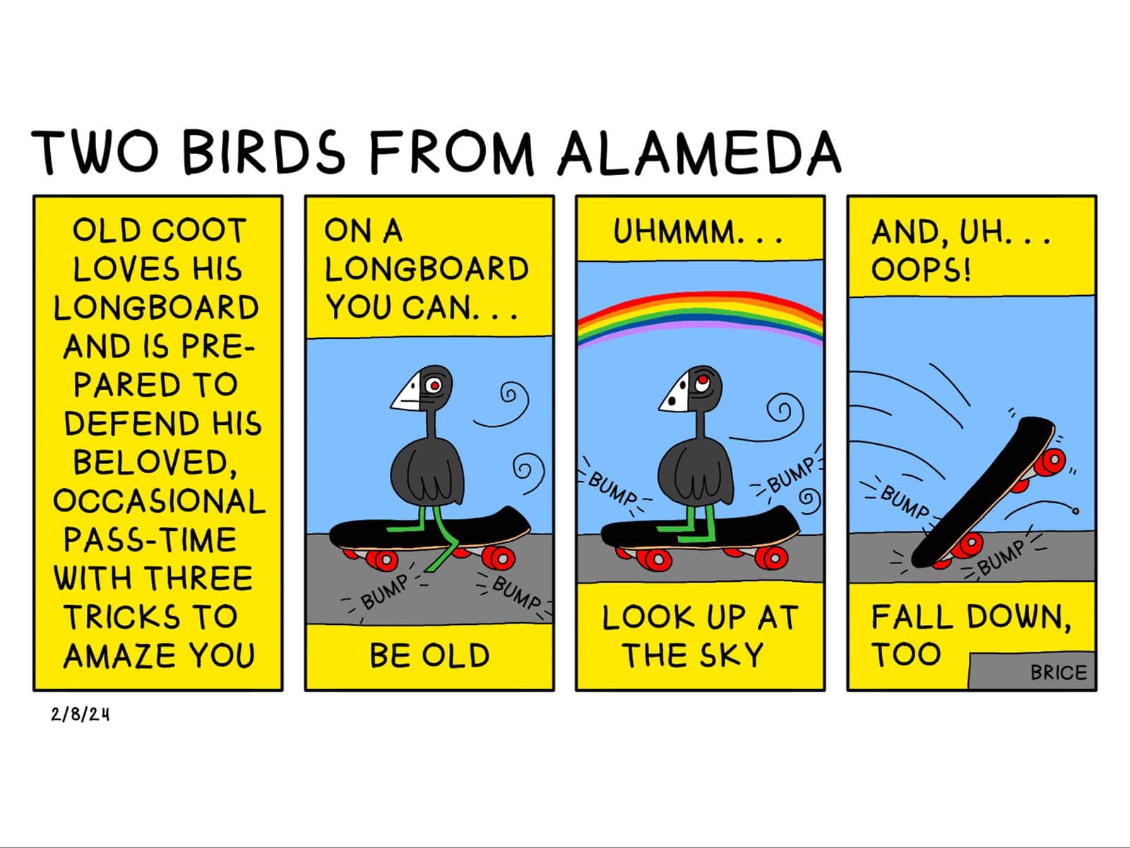 Two Birds From Alameda – February 8, 2024 – Old Coot gives a reminder ...