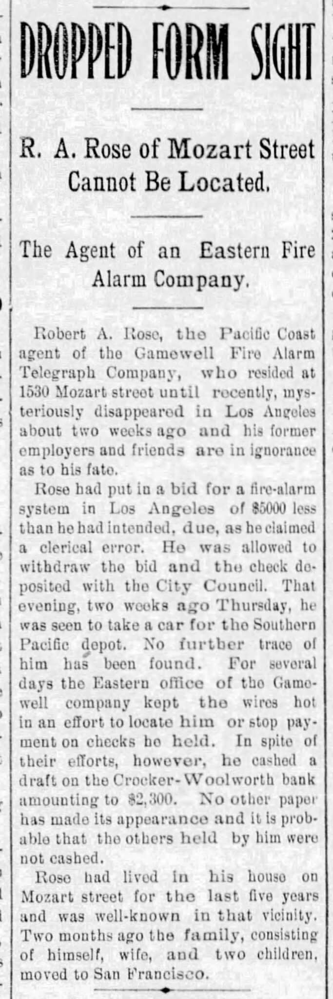 Today’s Alameda Treasure – 1530 Mozart Street, The Rose Cottage, Part 2