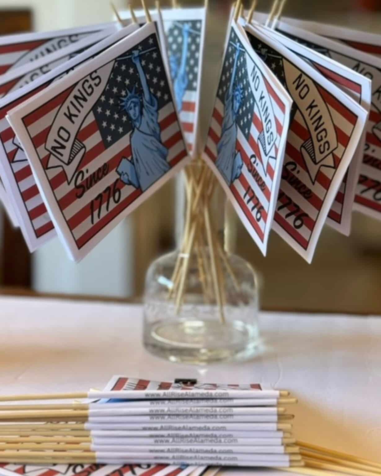Alameda Groups to Make 6,000 ‘No Kings Since 1776’ Flags for the 4th of ...